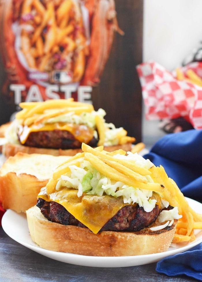 The Best Tasting Grilled Cheesesteak Burgers Ever! - Savvy Saving Couple
