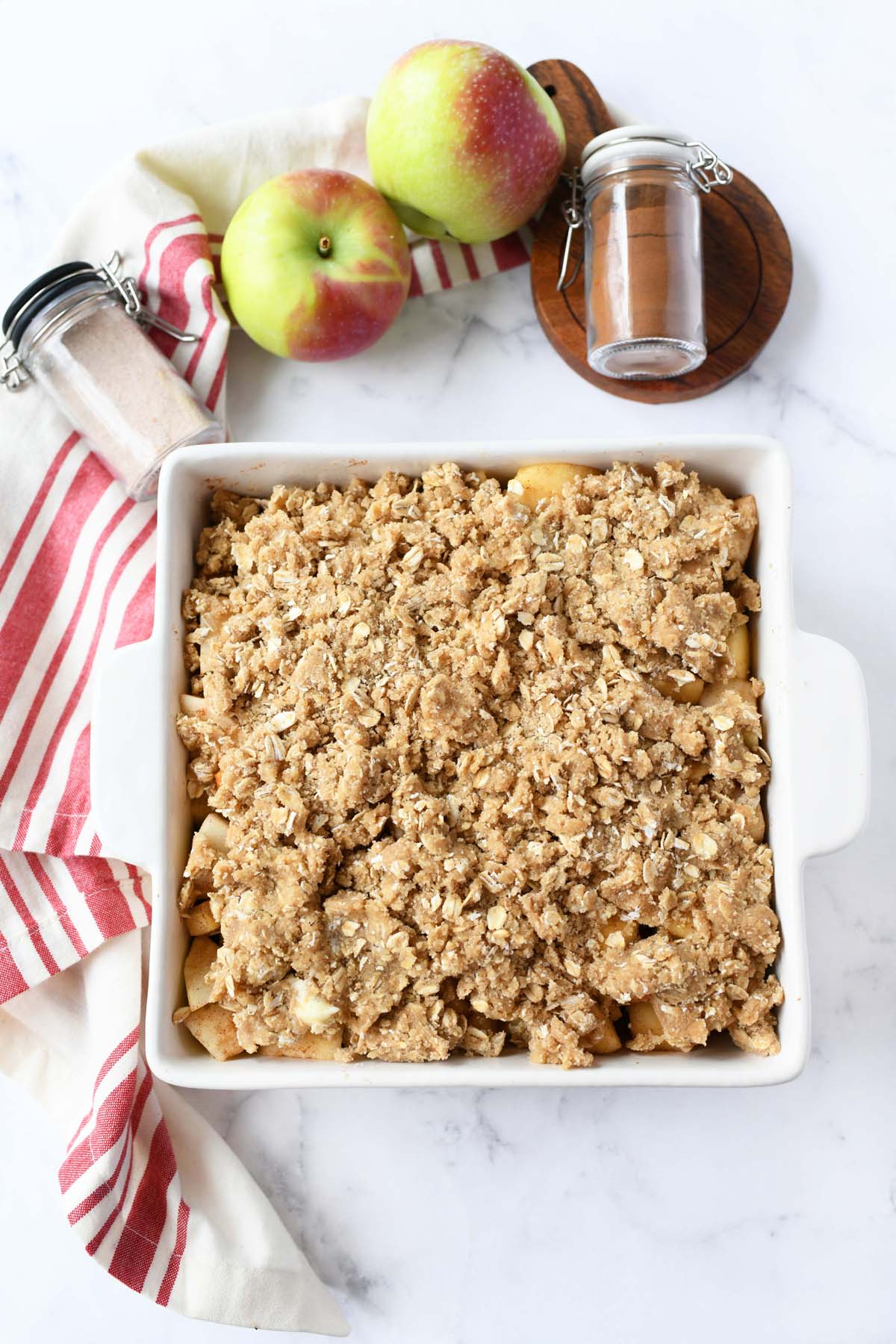 Easy Apple Crisp Recipe - Savvy Saving Couple