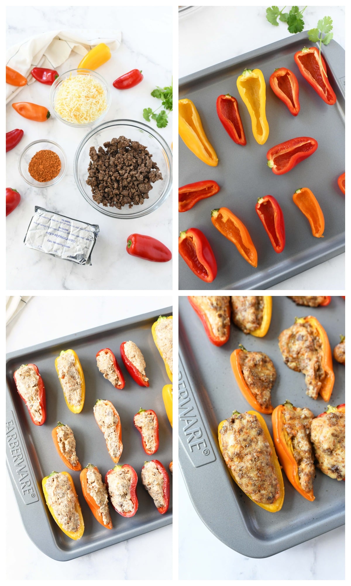 Mini Cheesy Taco Stuffed Peppers - Savvy Saving Couple