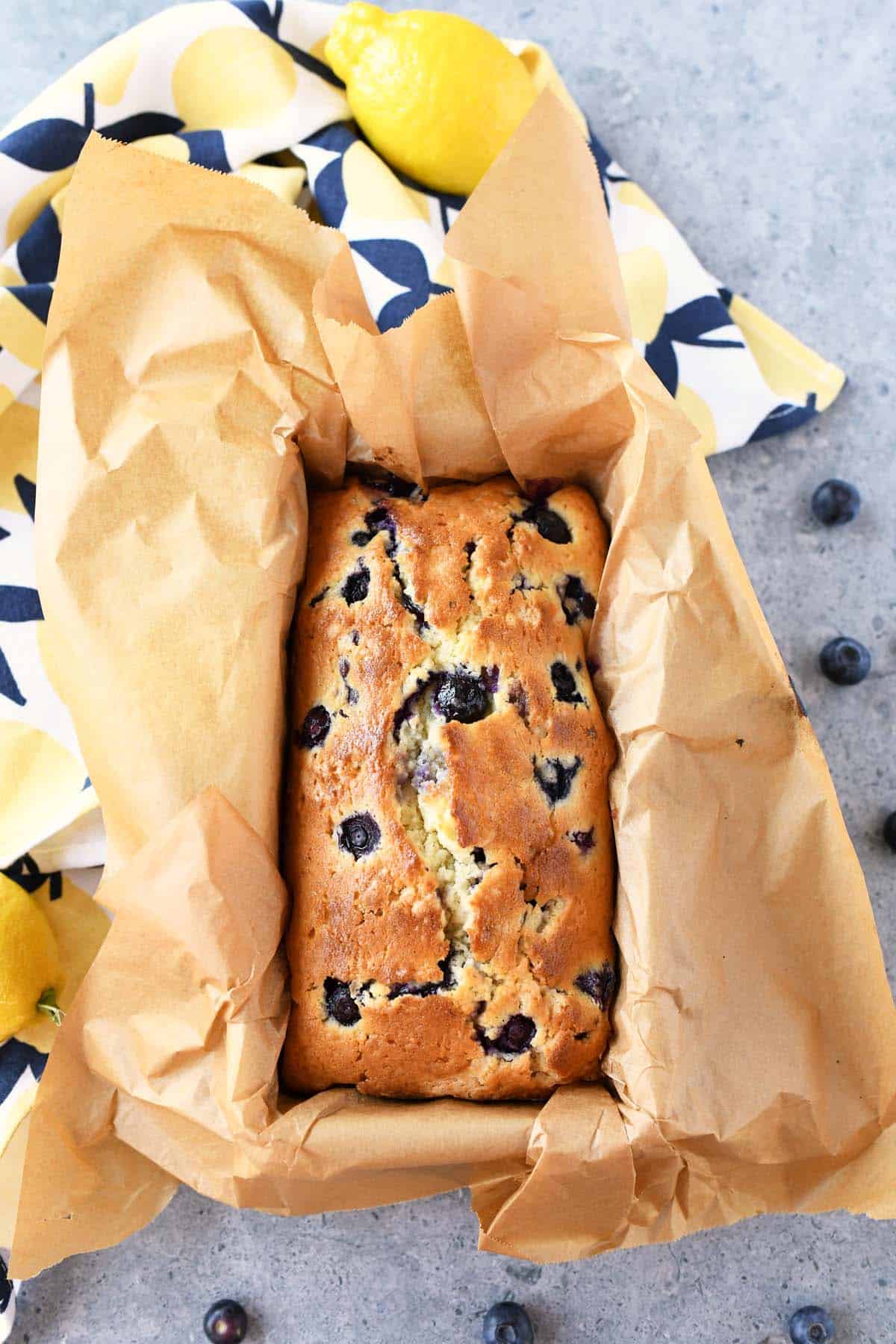Blueberry Lemon Pound Cake Loaf - Savvy Saving Couple