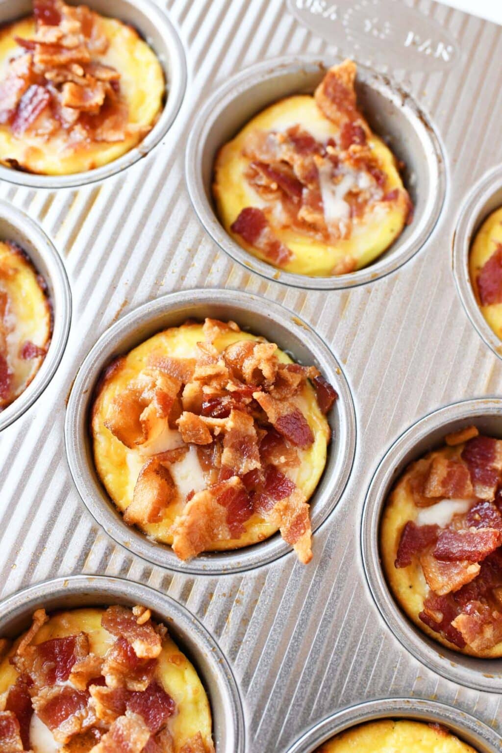 Bacon Cheese Egg Bites Made In Muffin Tins Savvy Saving Couple Bacon Cheese Egg Bites Made In Muffin Tins Savvy Saving Couple