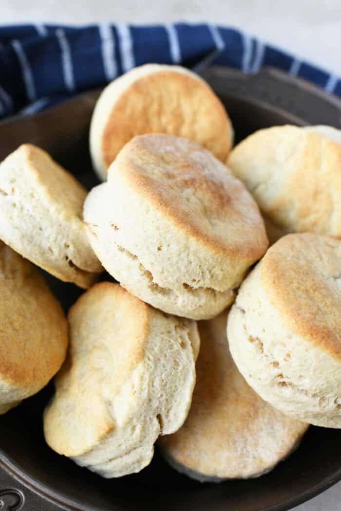 Unbelievable 2-Ingredient Cream Biscuits - Savvy Saving Couple