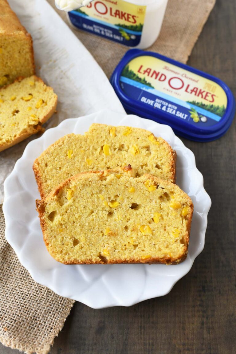 Perfectly Moist and Sweet Cornbread with Real Corn - Savvy Saving Couple
