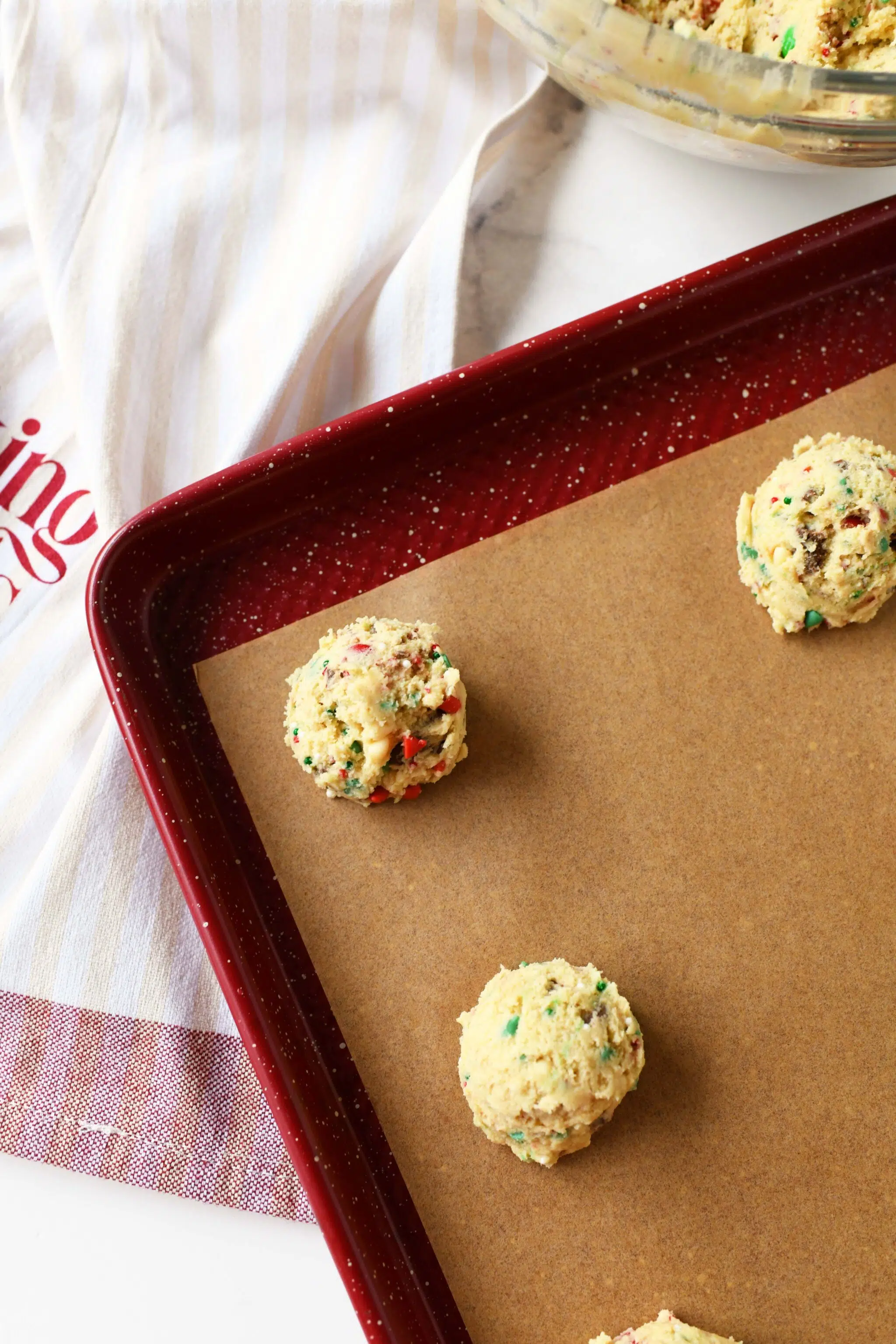 No Chill Chocolate Chip Christmas Cookies - Savvy Saving Couple