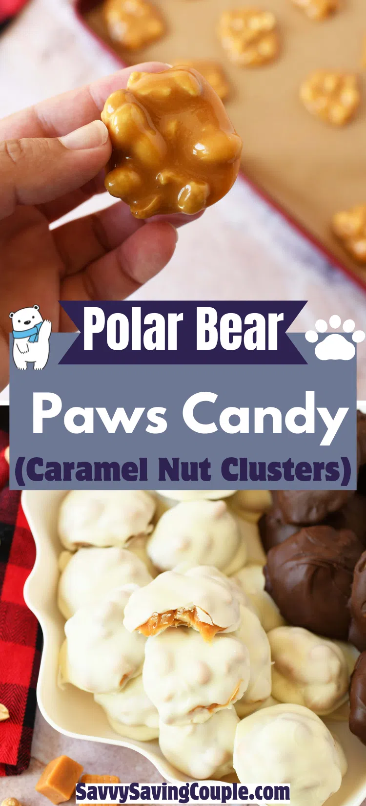 Polar Bear Paws Candy Recipe - Savvy Saving Couple