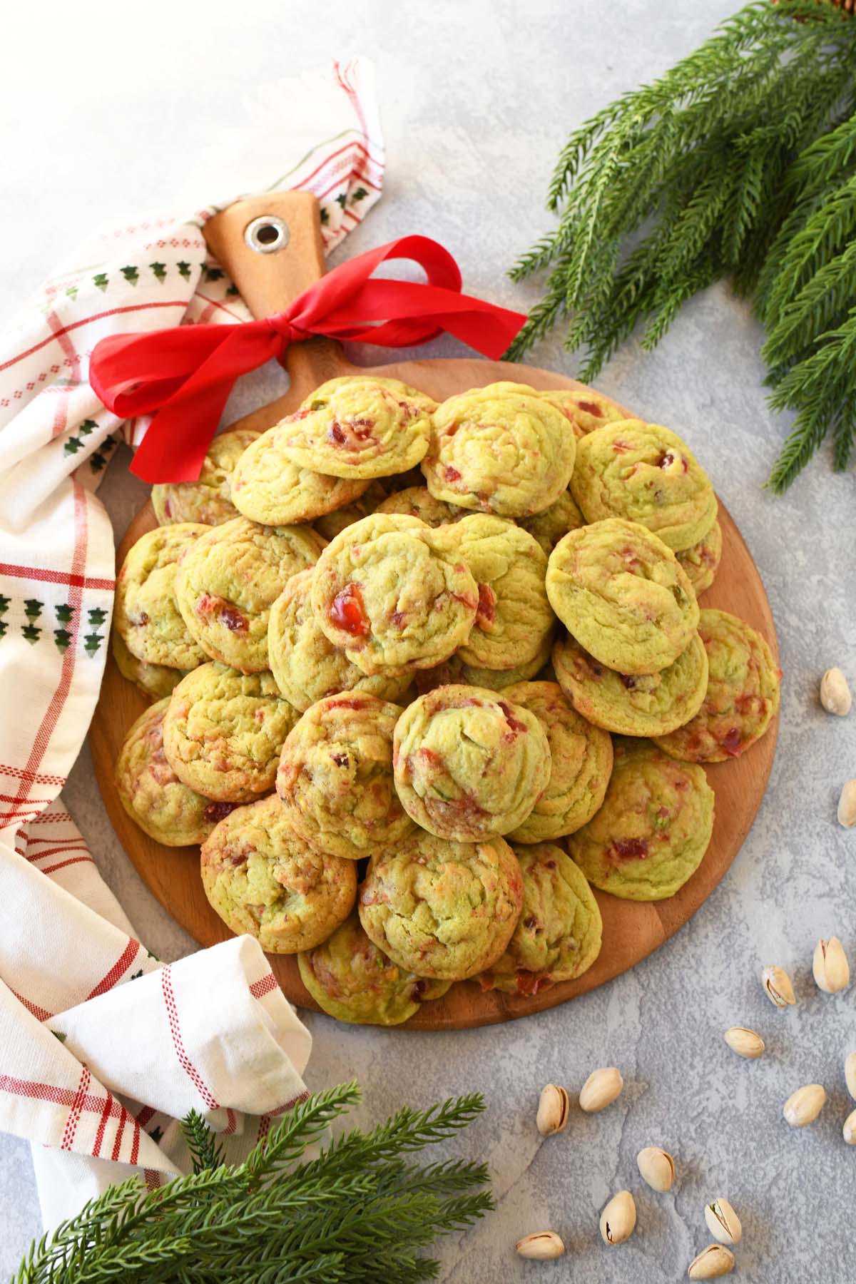 Chewy Pistachio Cherry Cookies - Savvy Saving Couple